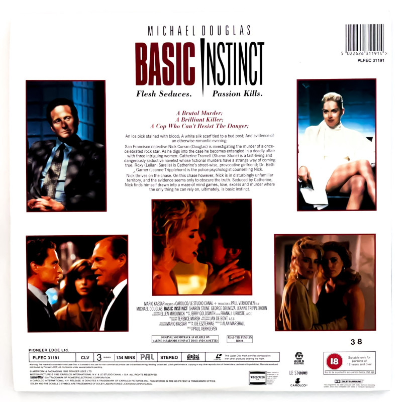 Basic Instinct Special Edition Pal English 